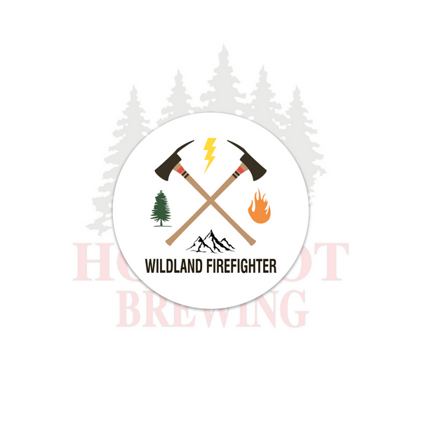 WILDLAND FIREFIGHTER - STICKER – Hotshot Coffee Roasters