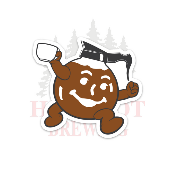 COFFEE MAN - STICKER – Hotshot Coffee Roasters
